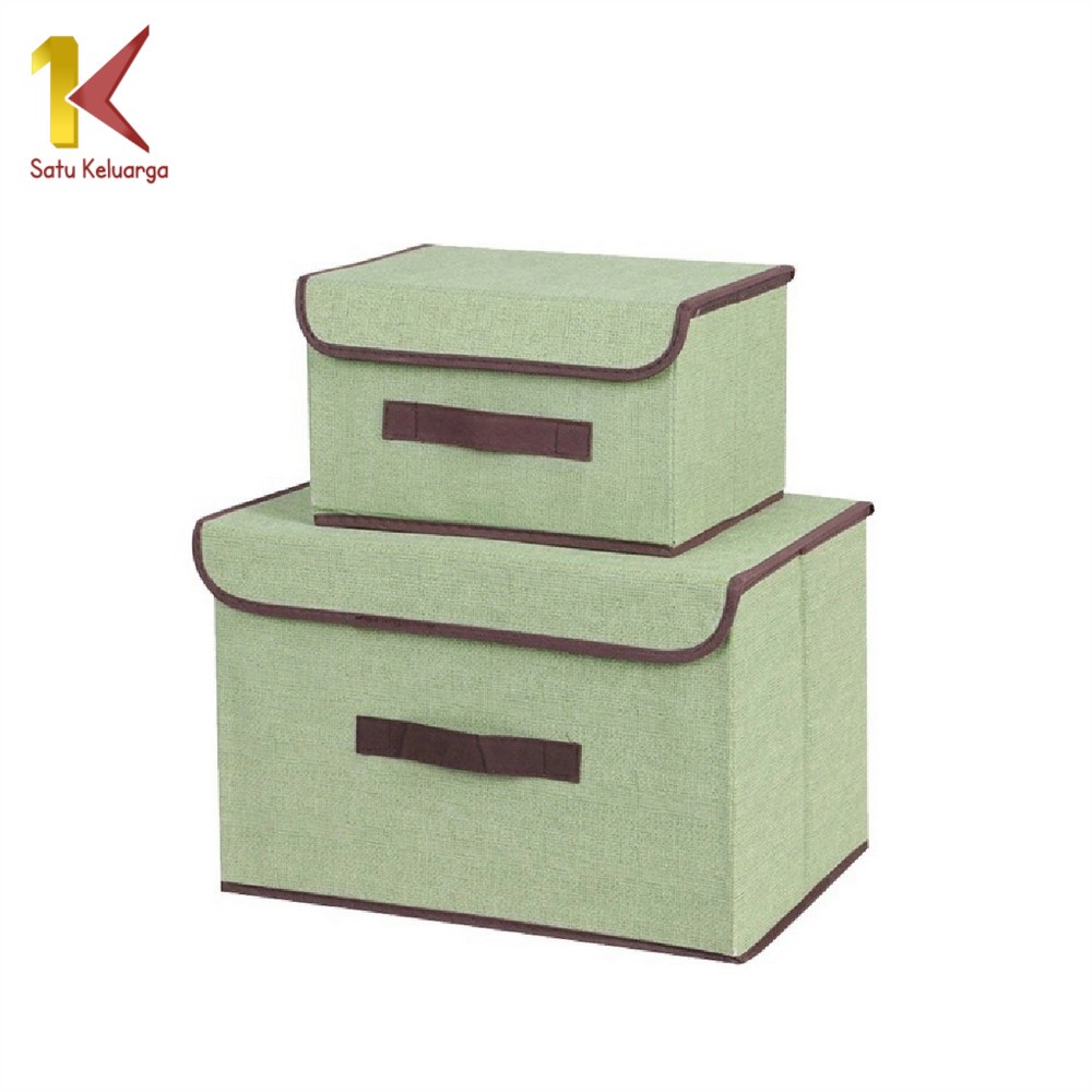 Jual Satu Keluarga Storage Box 2in1 C484 Box Organizer Baju Kotak ...