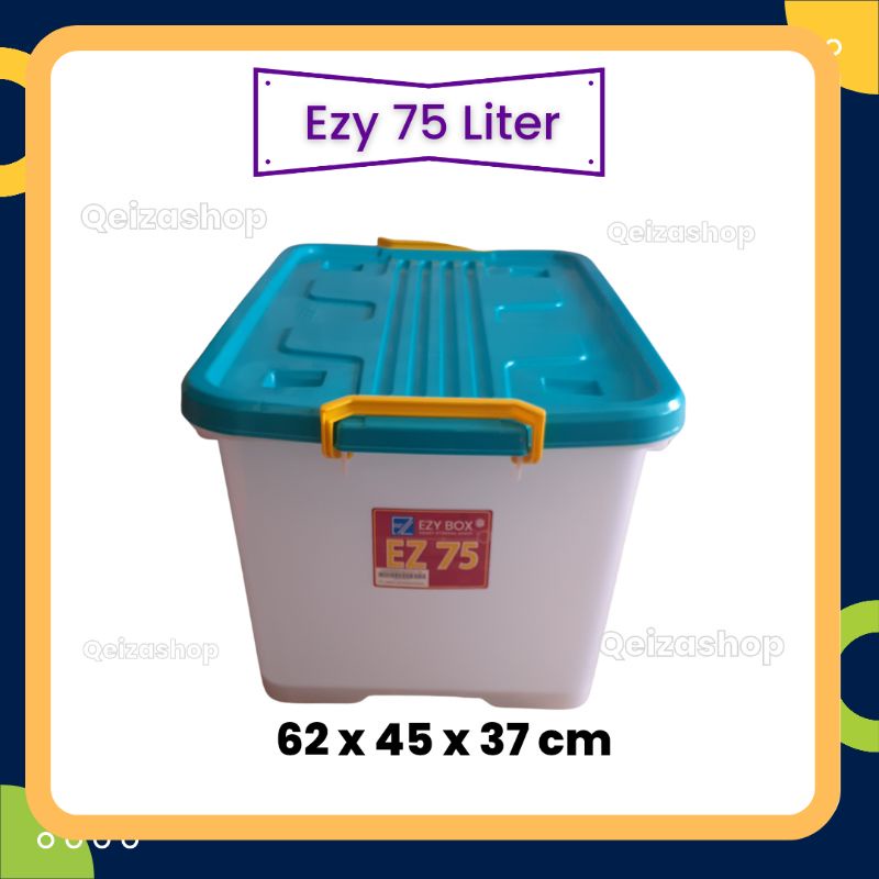 Jual PROMO EZY CONTAINER BOX CB 75 LITER KOTAK/TEMPAT PENYIMPANAN WADAH ...