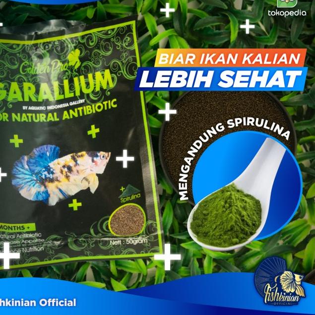 Jual PELET IKAN CUPANG BETTA FISH - GARALLIUM NATURAL ANTIBIOTIC ...