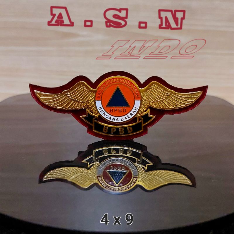 Jual Lencana BPBD Wing BPBD Magnet Mika Akrilik Pin BPBD | Shopee Indonesia