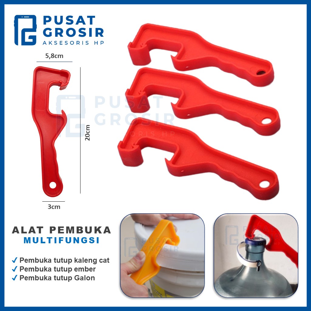 Jual Alat pembuka kaleng ember cat cocok untuk membuka tutup galon ...