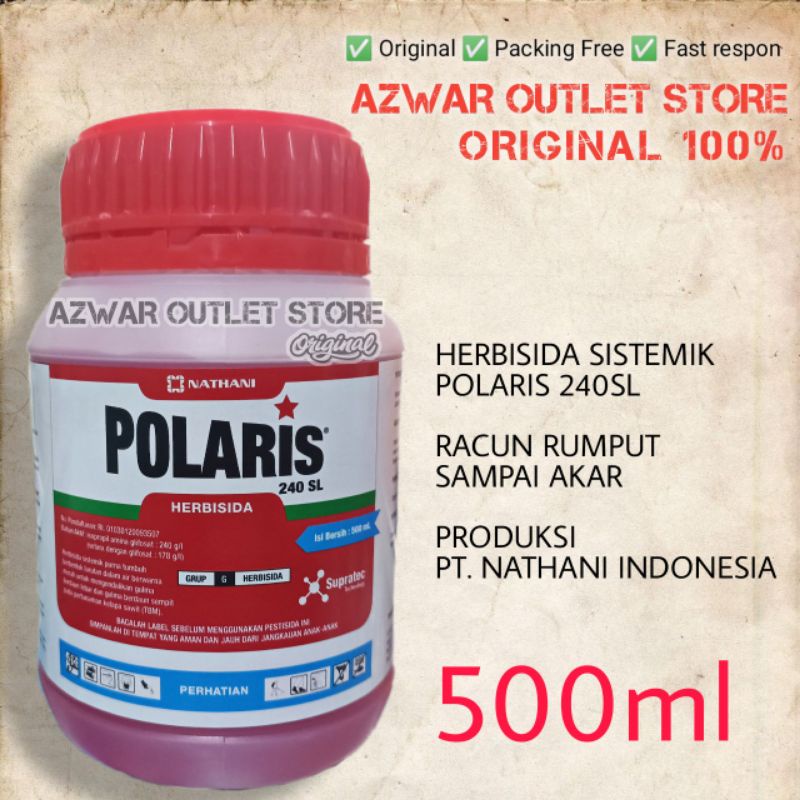 Jual POLARIS 500ml | Herbisida racun rumput sampai akar ASLI ORIGINAL ...
