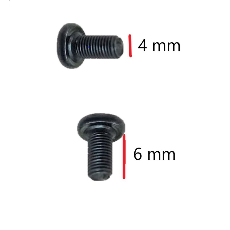 Jual Baut hitam plus 4mm - baut panjang 6 mm | Shopee Indonesia