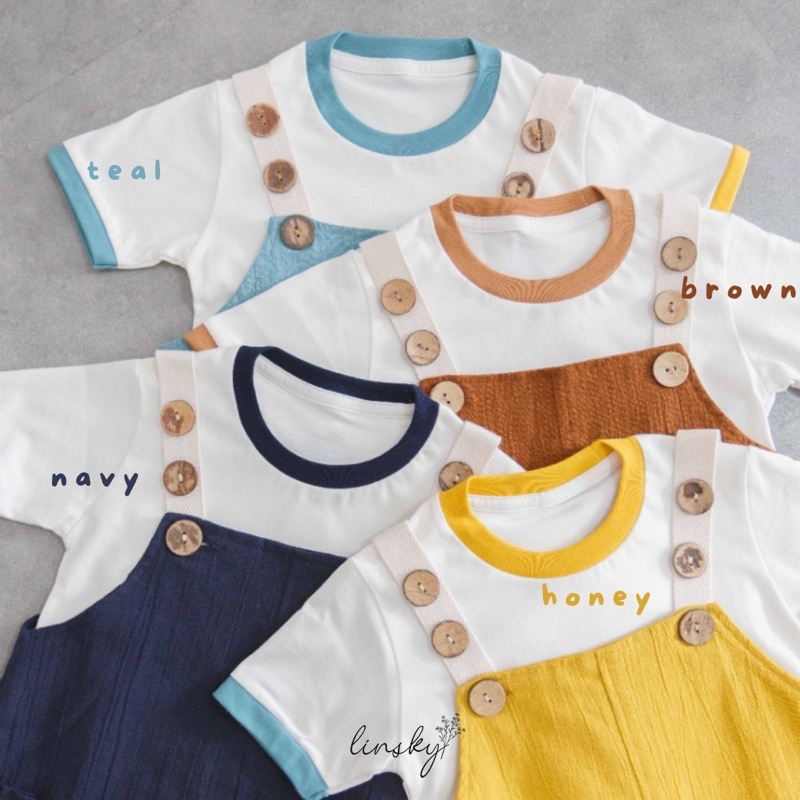 Jual LINSKY BABY - Gale Set Overall Anak Little Carra | Shopee Indonesia