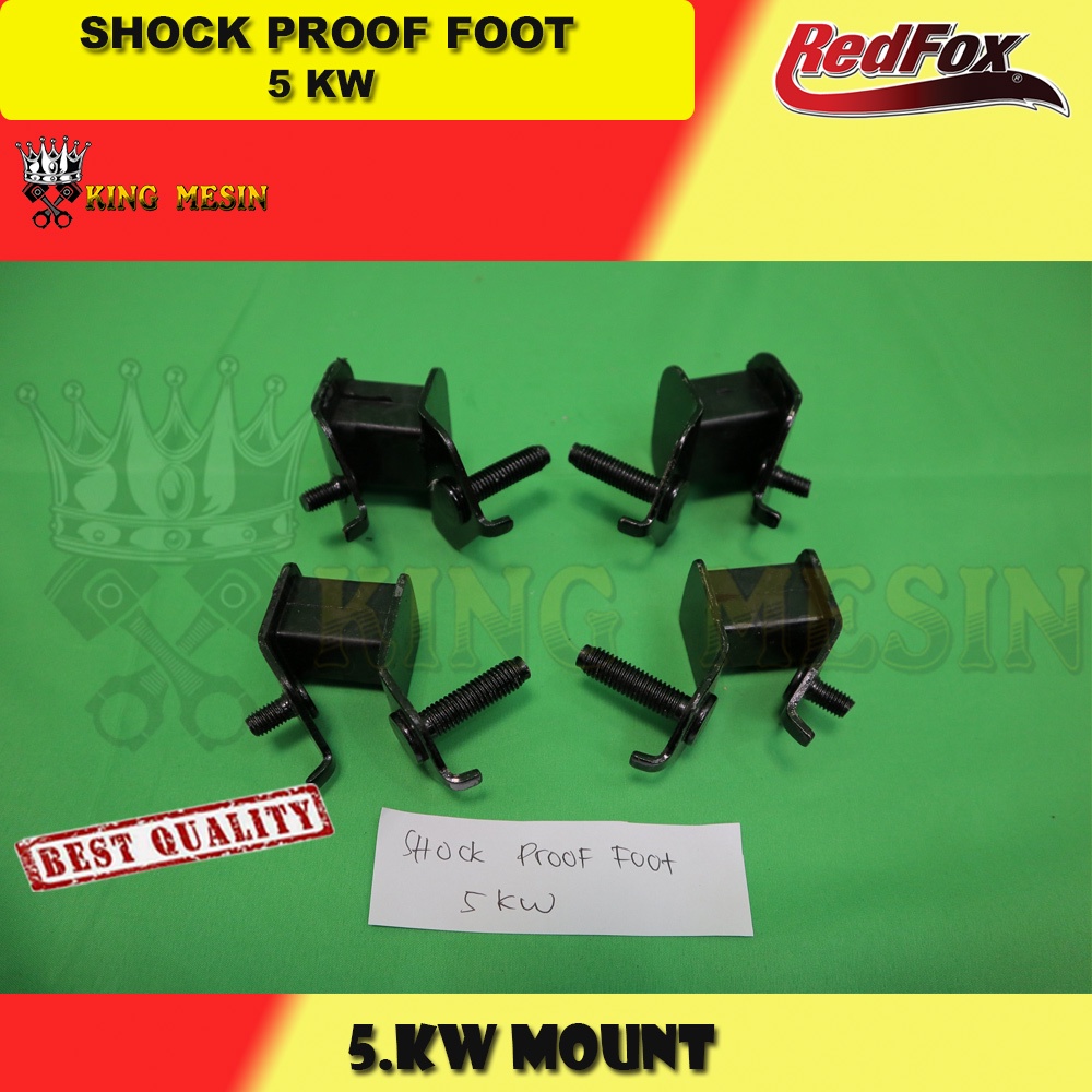 Jual SHOCK PROOF FOOT 5000 WATT ENGINE MOUNTING KARET MESIN GENSET 5 KW ...