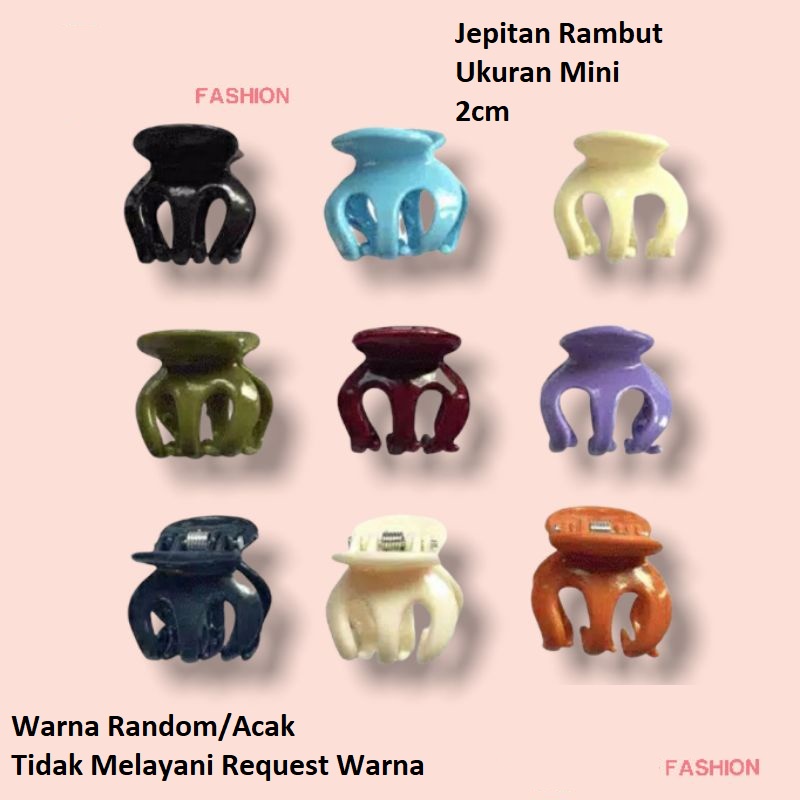 Jual Jepitan Rambut Mini 2cm/Jepit rambut/Jedai 12pcs | Shopee Indonesia