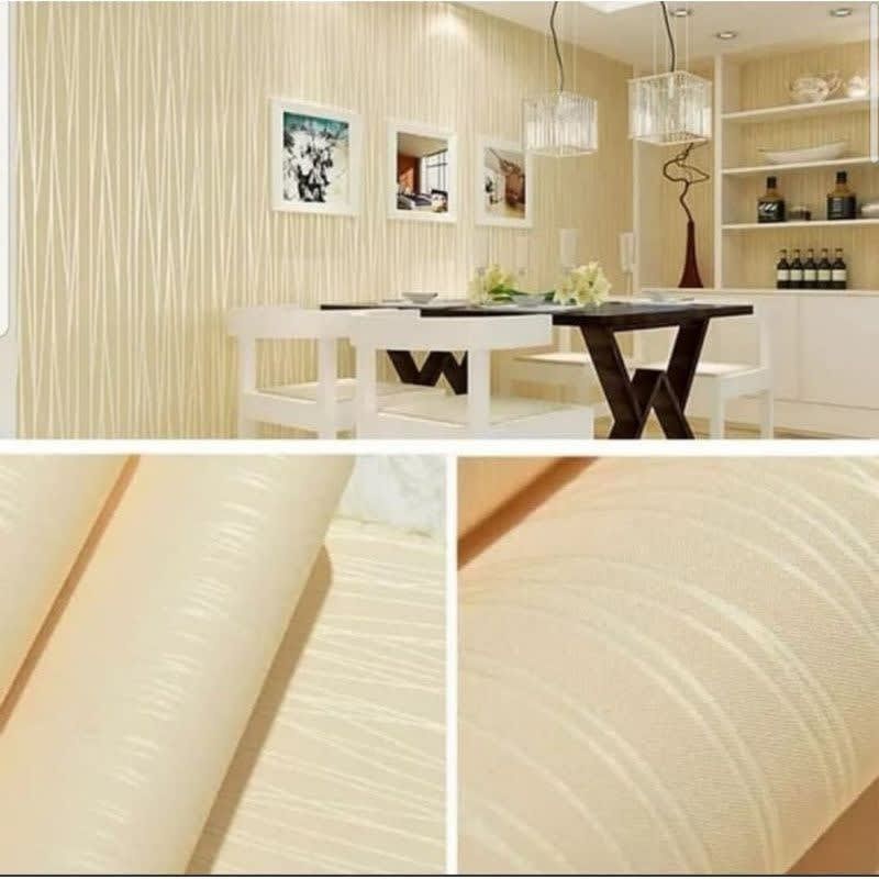 Jual Wallpaper Dinding Sticker Dinding Bunga Salju Hijau Abu-abu Krem ...