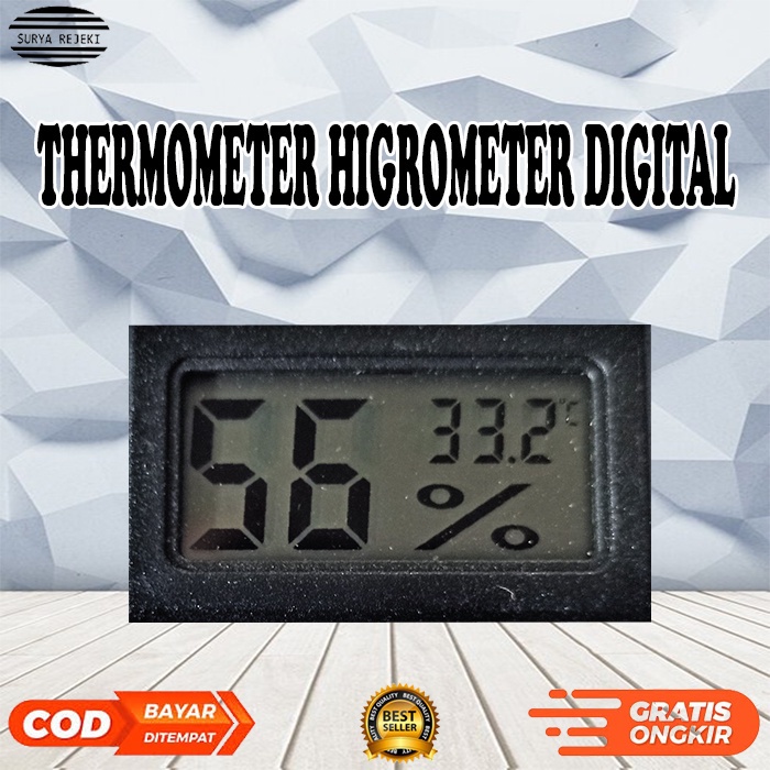 Jual Mini Digital Termometer Higrometer Untuk Mesin Tetas Telur Full ...