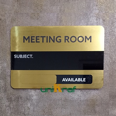 Jual Premium Office Sign Meeting Room - Papan Ruang Meeting Perkantoran ...