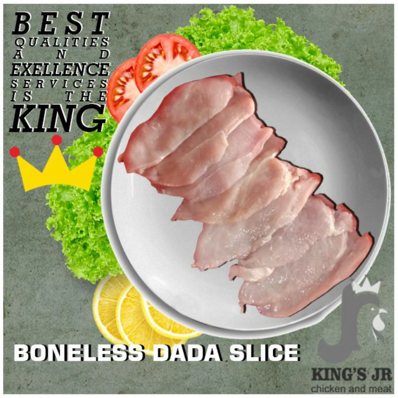 Jual DADA AYAM FILLET FRESH SLICE/ Boneless dada slice | Shopee Indonesia