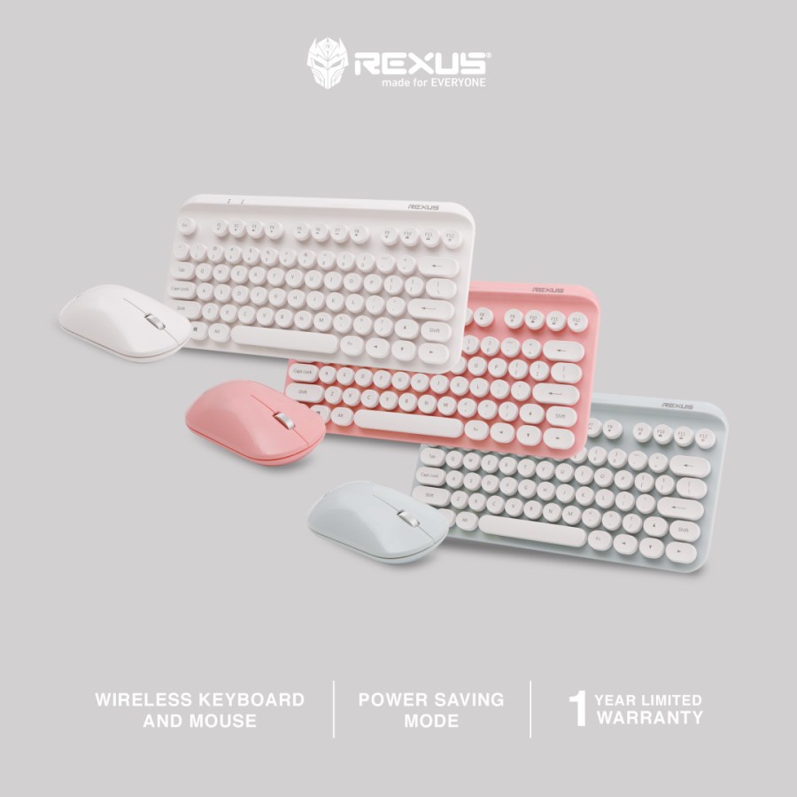 Jual Rexus KM9 Combo Keyboard dan Mouse Wireless | Shopee Indonesia