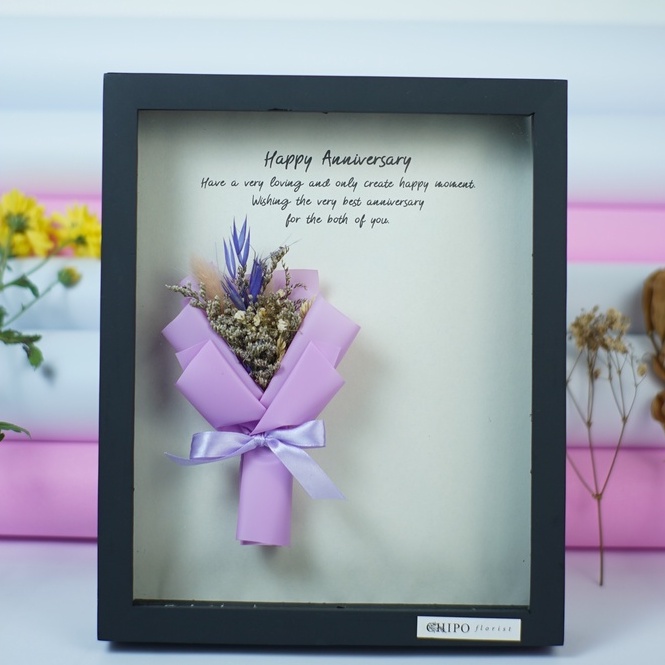 Jual Frame Mini Bouquet 8R / Flower Frame / Bingkai Foto / Hadiah ...