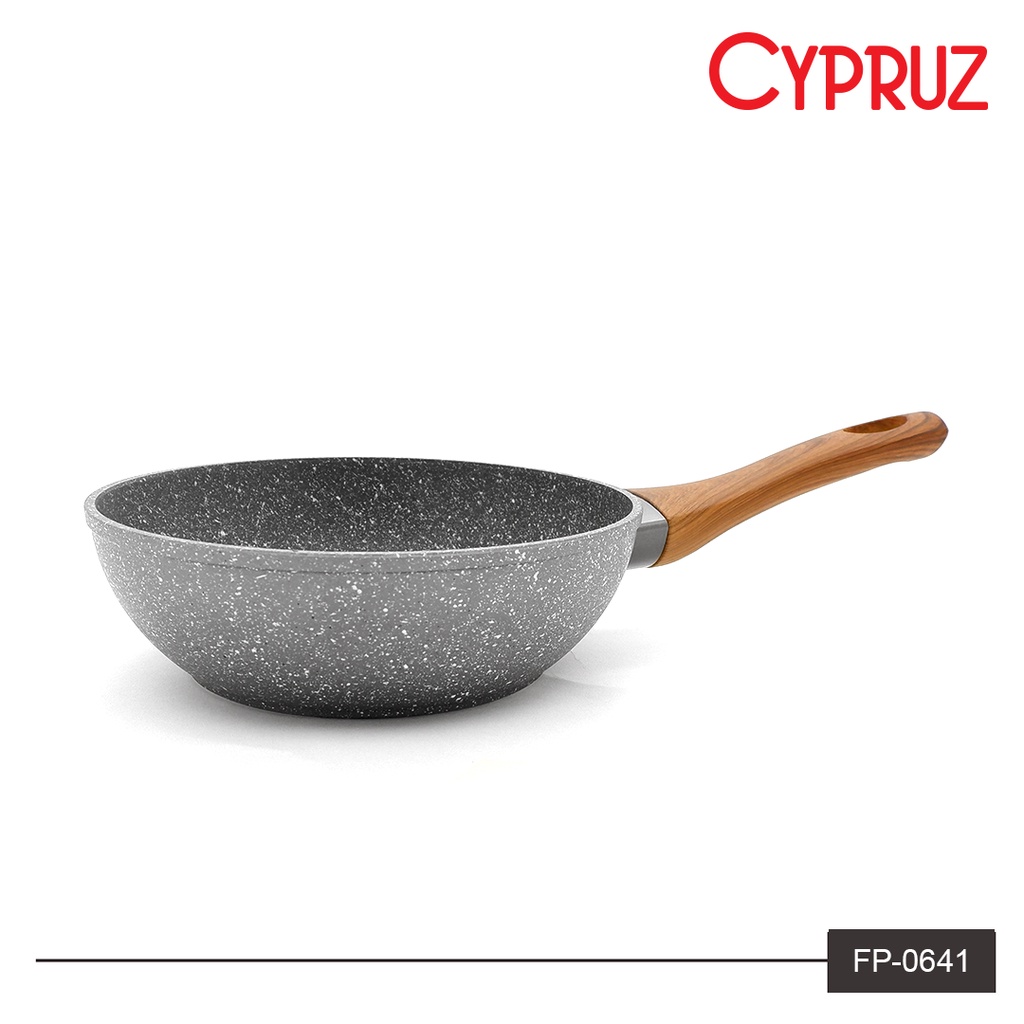 Jual Cypruz Marble Pan Set Variants SaucePan Fry Wok Panci Kuali Wajan ...
