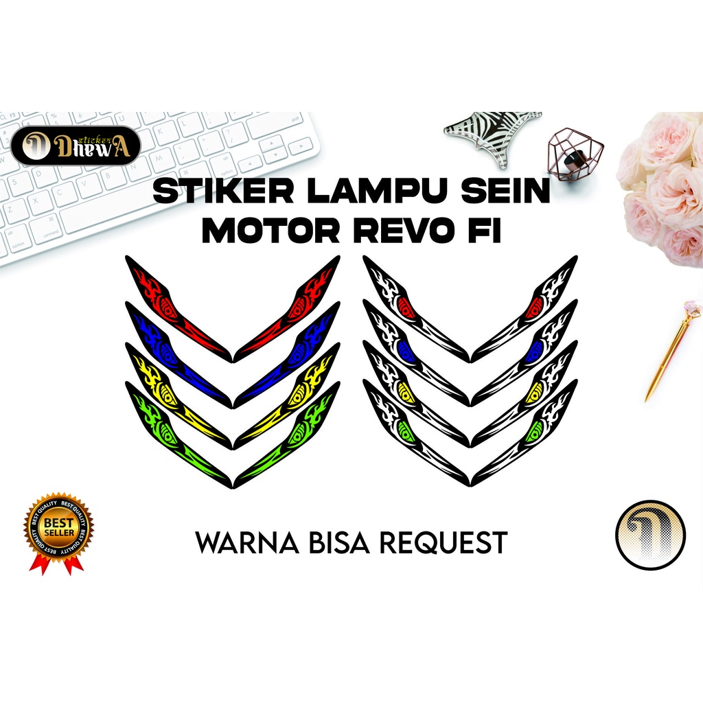 Jual Sticker Lampu Sein / Alis Revo FI / REVO FI / STICKER REVO ...