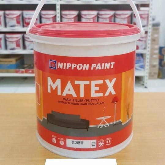 Jual Plamir Plamir/Dempul Matex Putty Nippon Paint (4 Kg) | Shopee ...