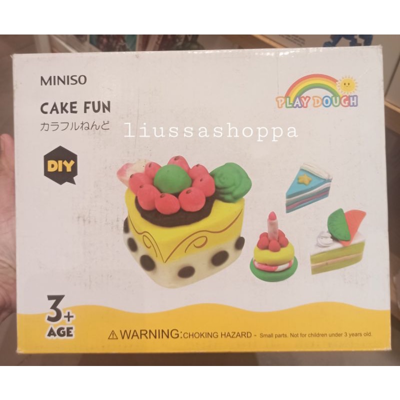 Jual Mainan Anak Miniso - Cake Fun Modeling Dough | Shopee Indonesia