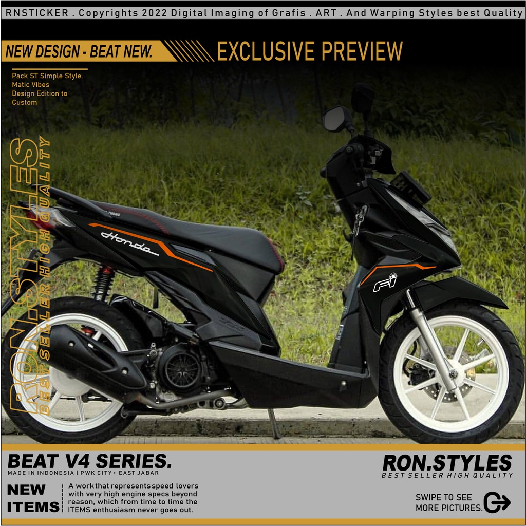 Jual CTV5 CUTTING STRIPING VARIASI BEAT NEW 2016 SAMPAI 2019 STRIPING ...