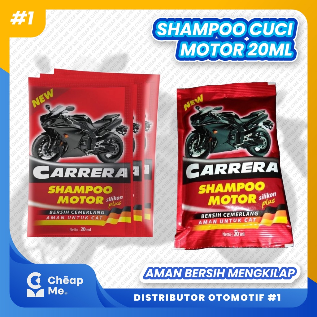 Jual Shampo Motor Murah Sabun Cuci Motor Sachet Murah 20ml Sampo Cuci ...
