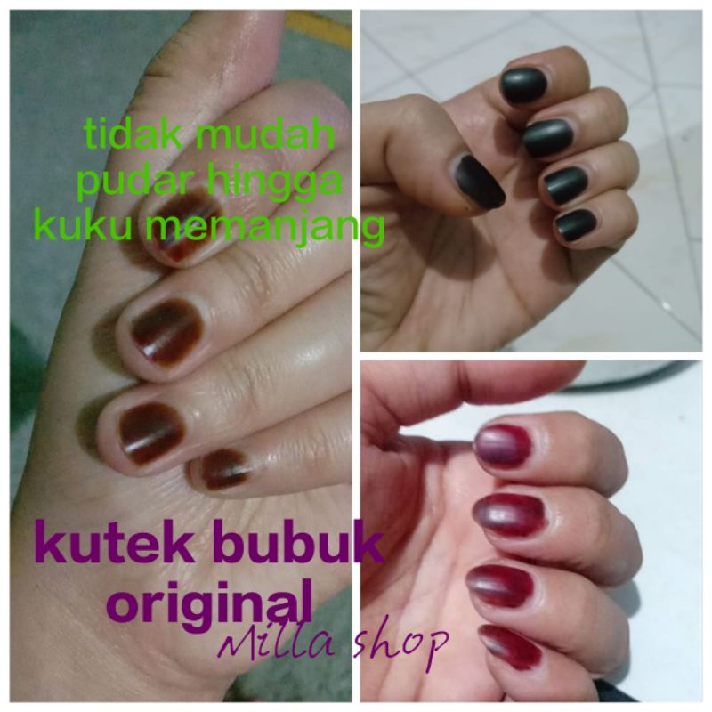 Jual Kutek bubuk muslim/Pacar Arab /kutek henna | Shopee Indonesia