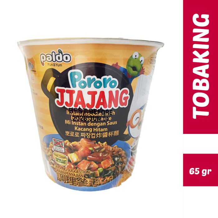 Jual Paldo Pororo Jjajang Mie Cup Noodle 65g Jjajangmyun Jjajangmen ...