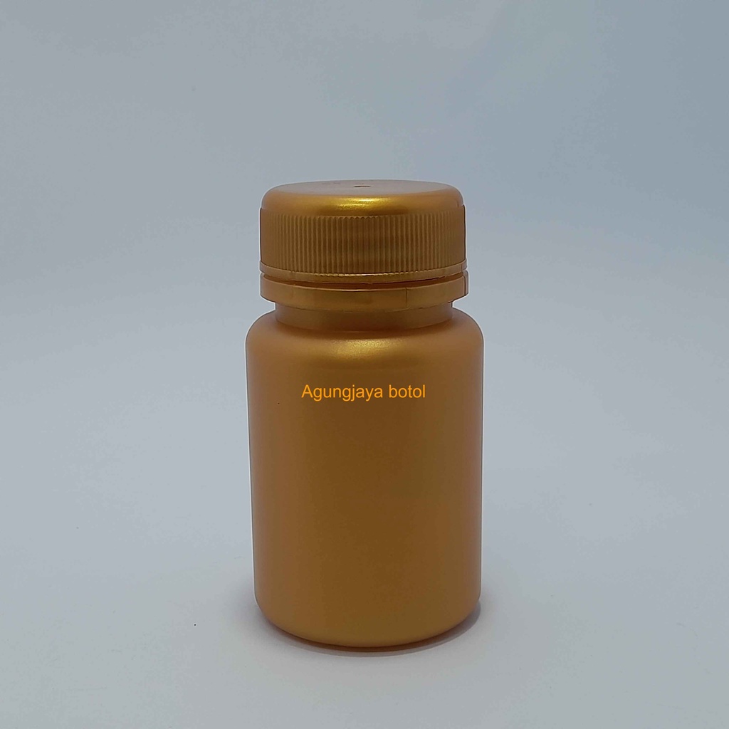 Jual Ester C 60 Kapsul Emas Hdpe / Botol Obat / Botol Ester C 60 Kapsul Emas / Botol Obat Kosong ...