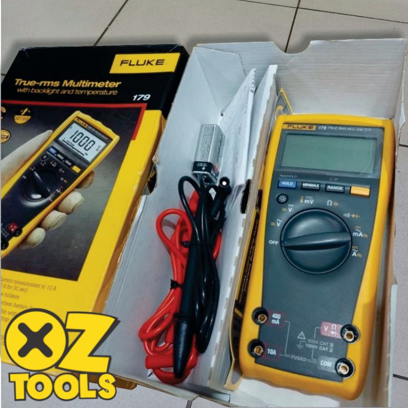 Jual Fluke 179 True RMS Digital Multimeter 1000V ORIGINAL | Shopee ...
