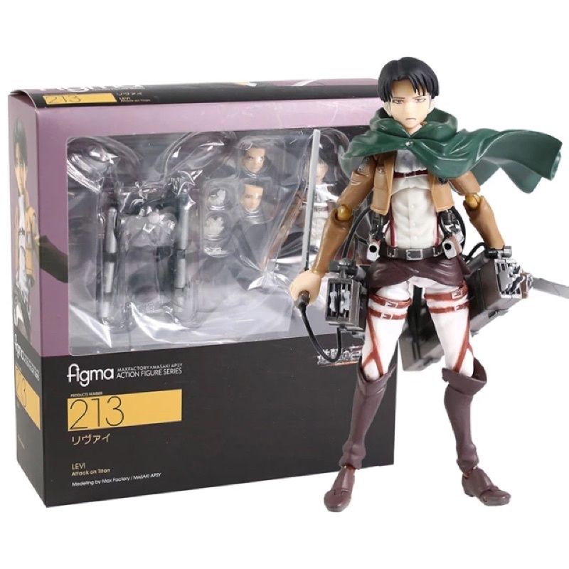 Jual ACTION FIGURE FIGMA ATTACK OF TITAN LEVI ACKERMAN | Shopee Indonesia