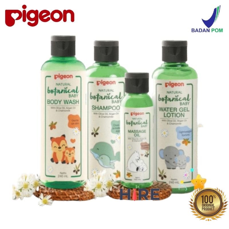 Jual Pigeon Botanical Body wash / shampoo /massage oil /water gel ...
