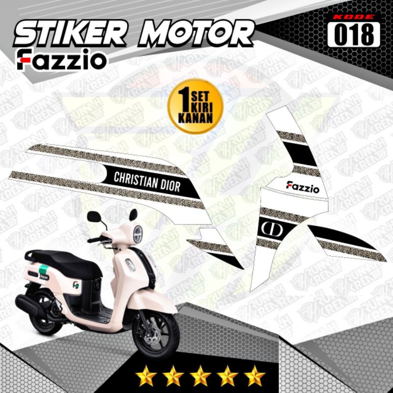 Jual Decal Sticker Striping Variasi Yamaha Fazzio 125 - Yamaha Fazzio ...