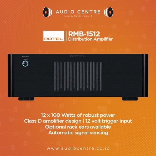 Jual ROTEL RMB 1512 Black Distribution Amplifier / Power Multi Ch ...