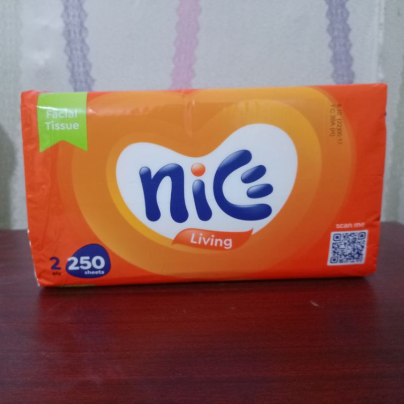 Jual Facial Tissue Nice 250 sheet 2ply- Tisu murah (kemasan baru ...