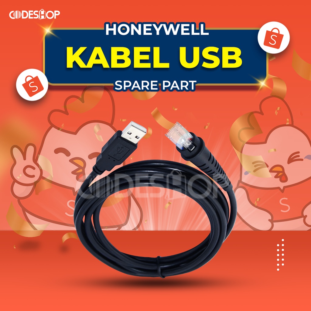 Jual Kabel Scanner Barcode Honeywell USB RJ45 | Shopee Indonesia