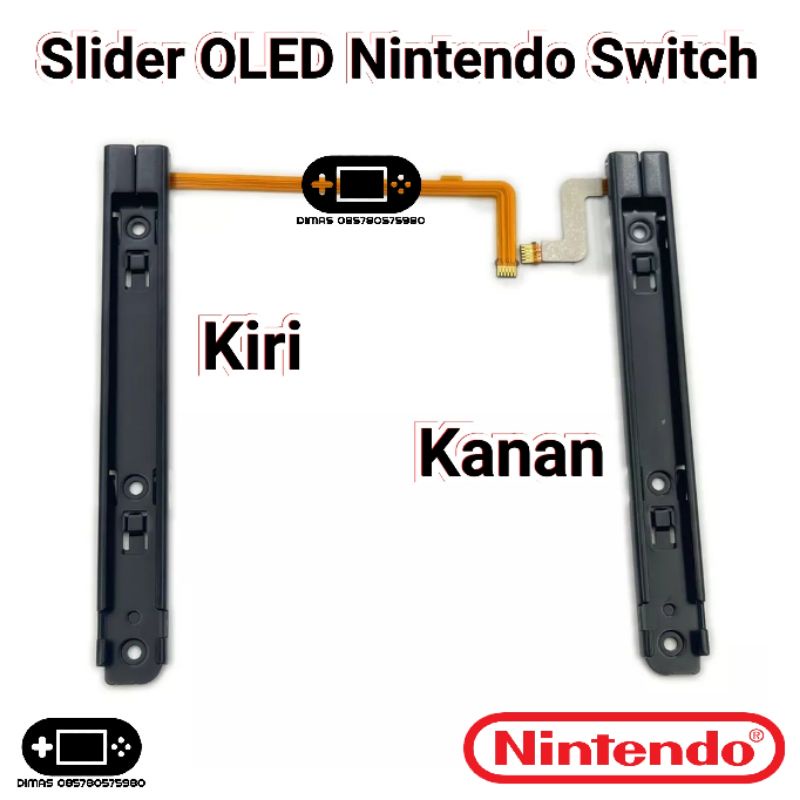 Jual Slider OLED Nintendo Switch slide sliding mesin sparepart rail rel ...