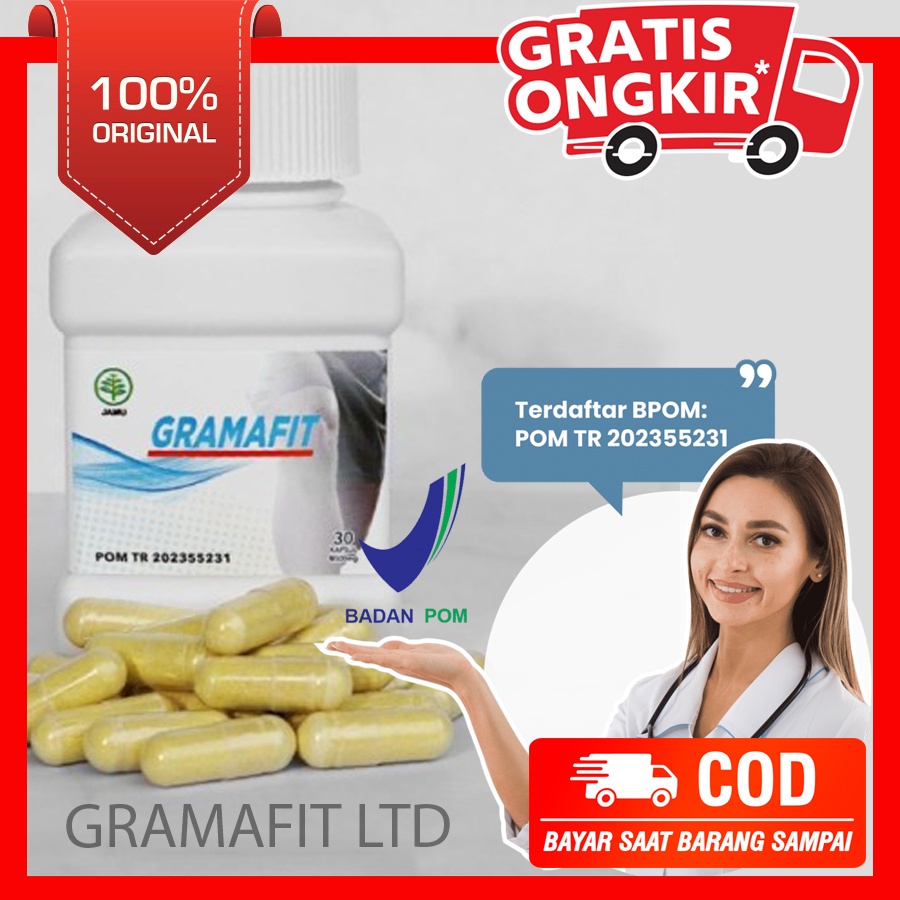 Jual [BISA COD] Gramafit Herbal Ori Asli Original Obat Nyeri Vitamin ...