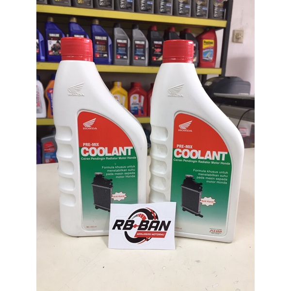 Jual Pre-Mix COOLANT Cairan Pendingin Radiator Motor Honda AHM ASLI ...