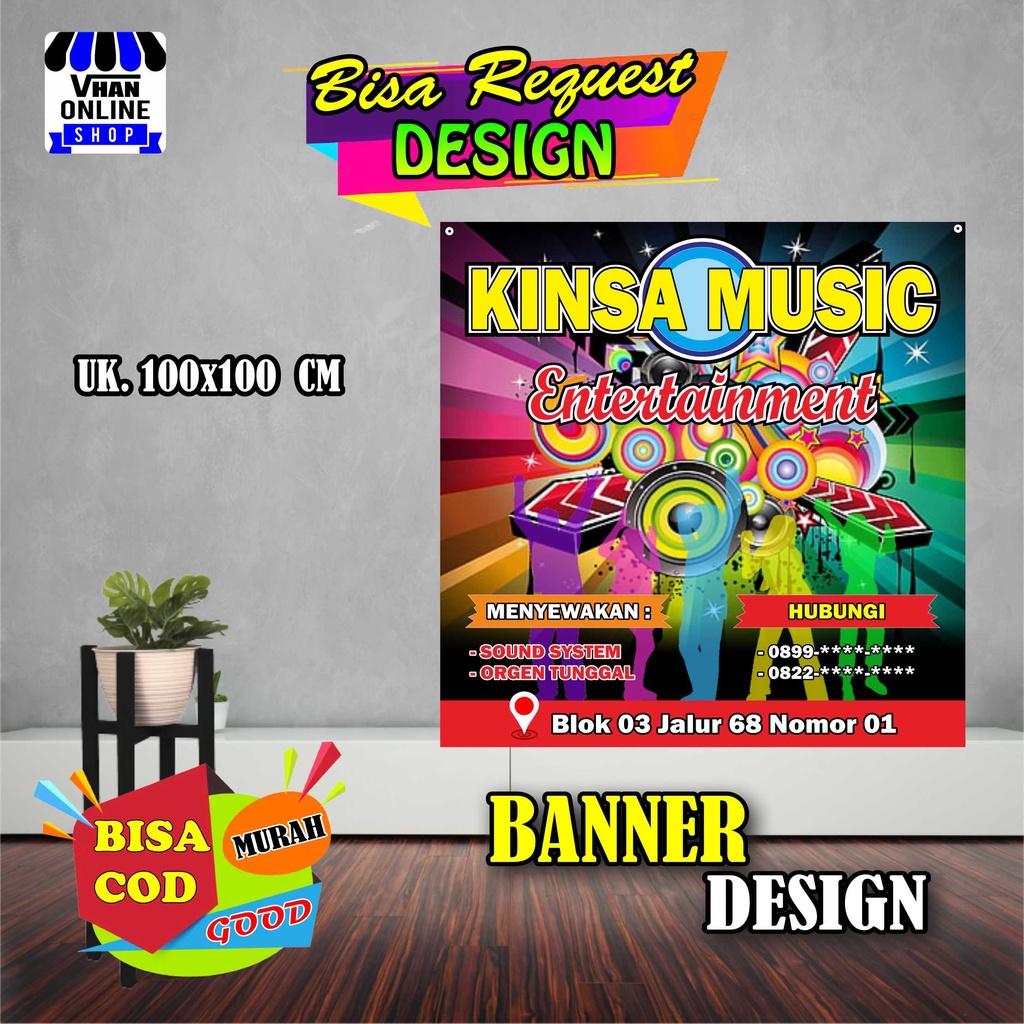 Jual Spanduk Banner MMT Menyewakan Alat Pesta Nikahan, Khitanan, dll ...