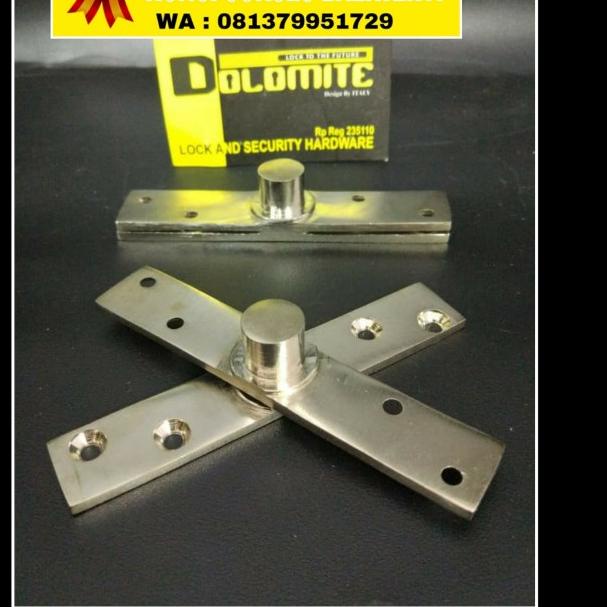 Jual " PROMO" engsel putar / engsel pivot stainless stell jendela ...