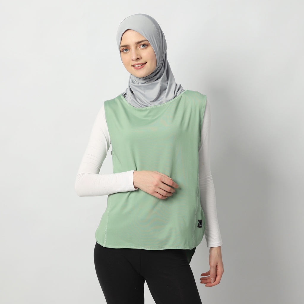 Jual HIA Everywear Tussa Sweet Tank Top Outer Hijab Sport T-Shirt ...