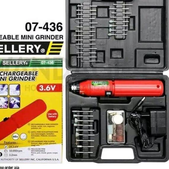 Jual Mini drill / mini grinder / Gerinda Mini DC set 60 Pcs | Shopee ...