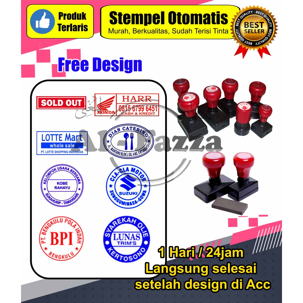 Jual Stampel Flash Custom Online Palembang | Shopee Indonesia