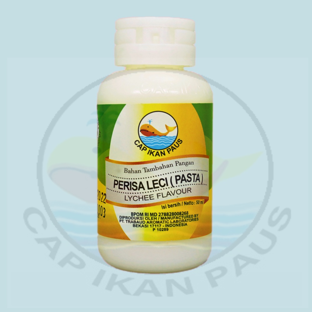 Jual Perisa Makanan dan Minuman Pasta Leci (Lychee) Cap Ikan Paus 50 ml ...
