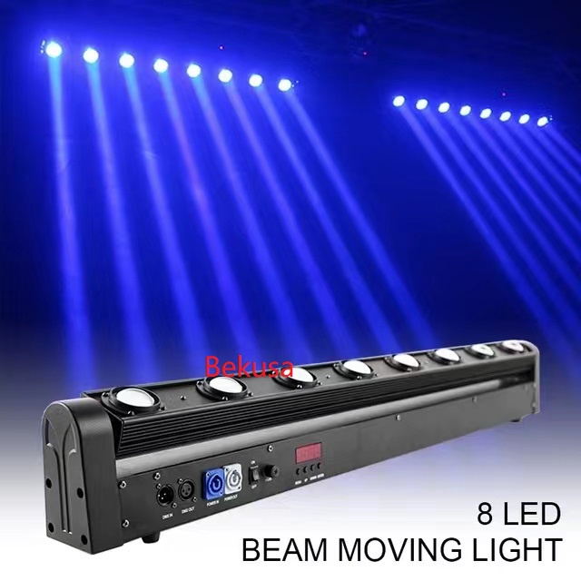 Jual Hot Sale Perfect LED Beam Moving Head Light Sound Bar 8X12W RGBW ...