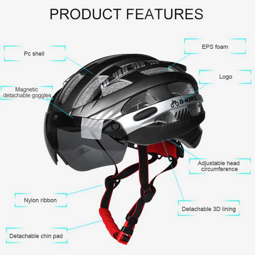 Jual Helm Sepeda Lipat Helm Sepeda Gunung MTB INBIKE Ultralight ...