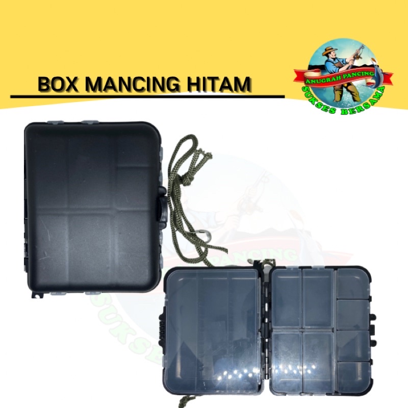 Jual Box Kotak Kail pelampung hitam | Shopee Indonesia