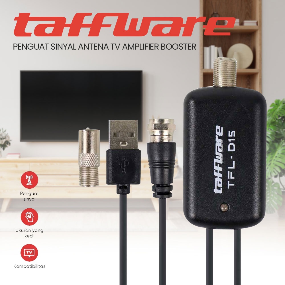 Jual Penguat Sinyal Antena TV Amplifier Signal Booster HD DVB-T2 for ...