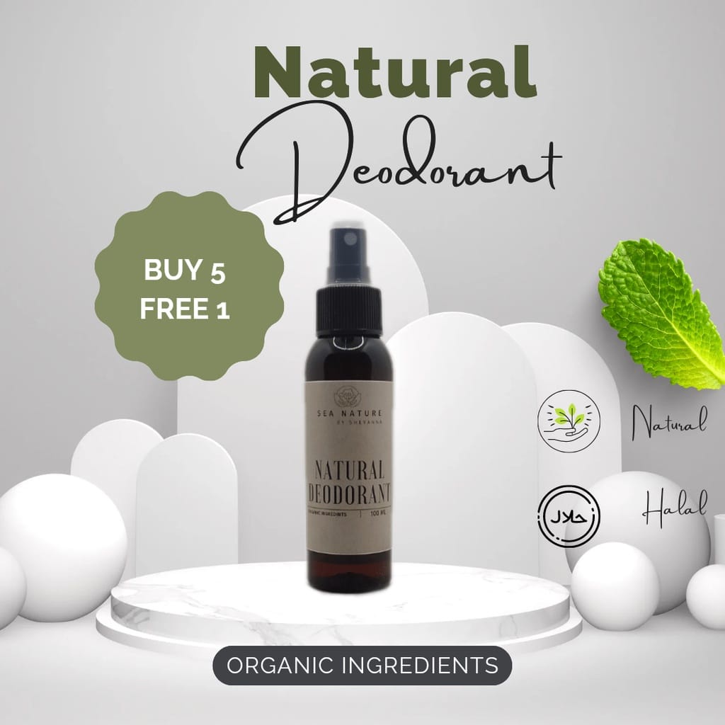 Jual Bpom Natural Deodorant Spray SEA100 ml | Tawas Cair | Deodoran ...
