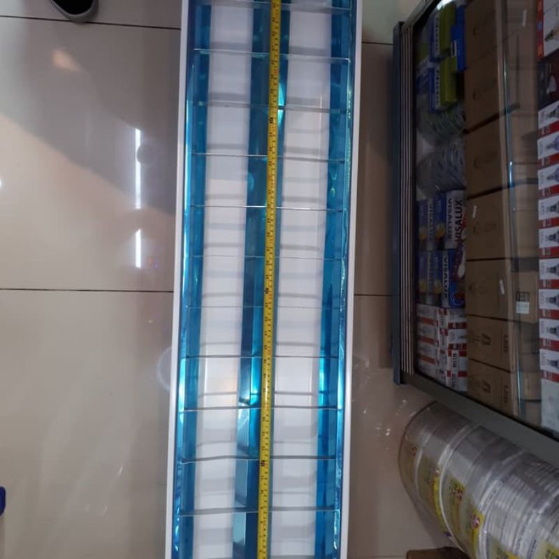 Jual kap lampu RM tl t8 + set led 16 watt Philips 2x16 / kap rm 2x36 ...