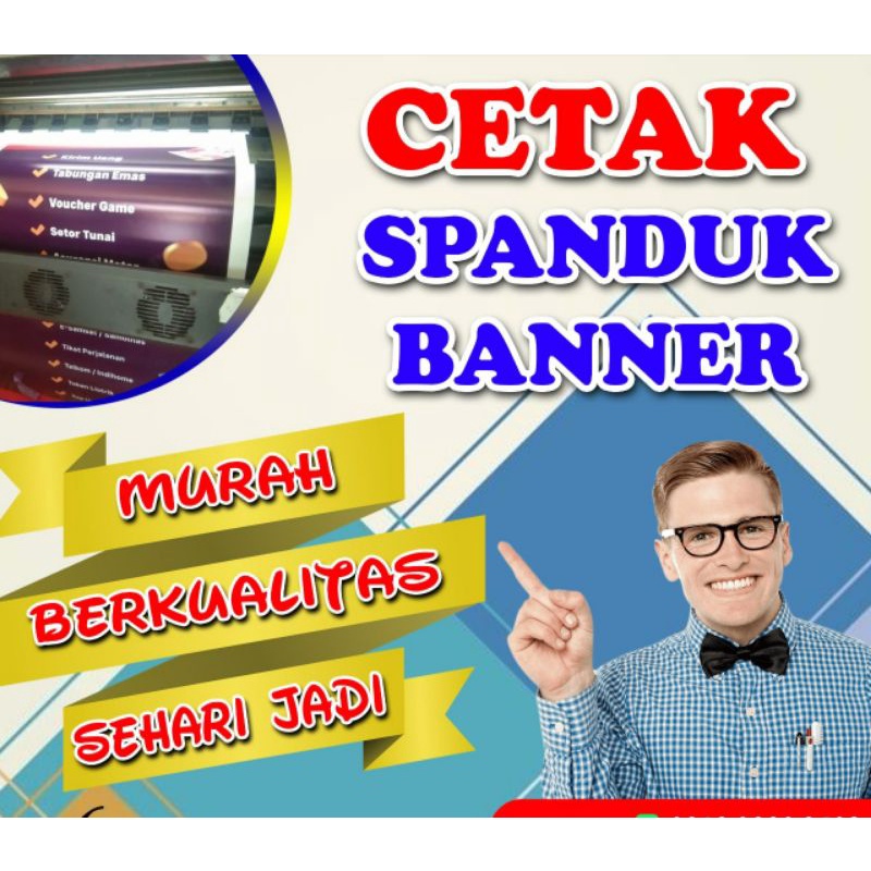 Jual spanduk banner baliho|COD custom1hari jadi. banner baliho free ...