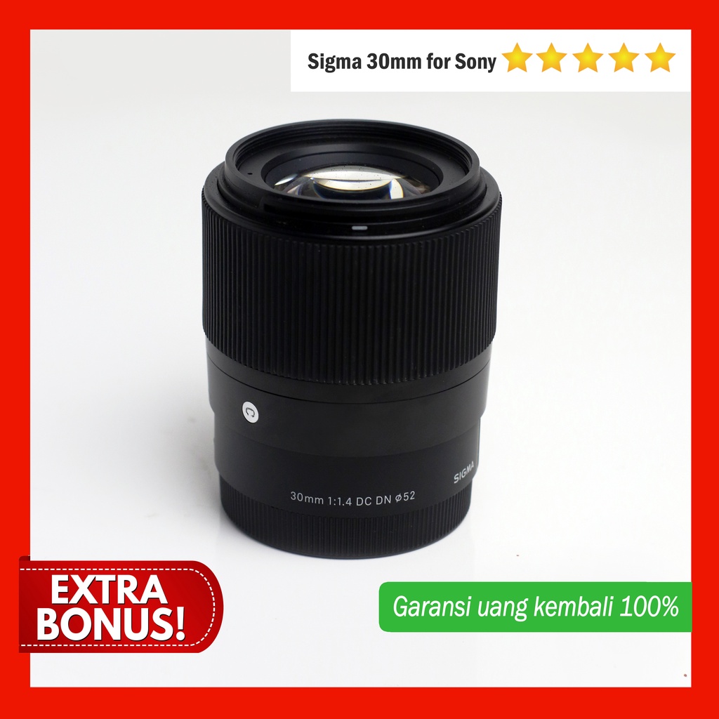 Jual Lensa Sigma 30mm F1.4 for Sony Mirrorless | Shopee Indonesia
