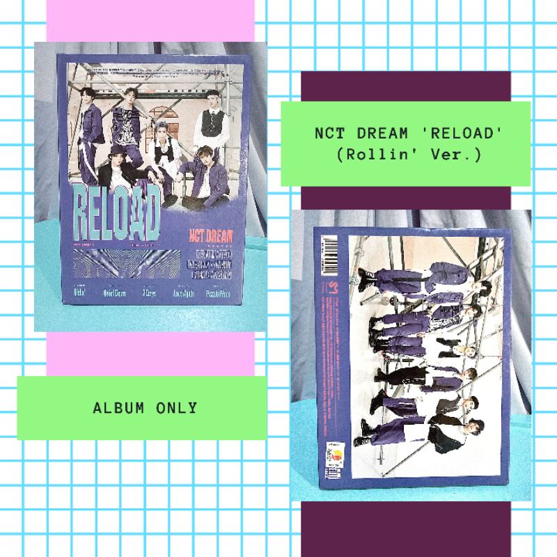 Jual (OFFICIAL) Album Only NCT Dream - Album Reload (Rollin' Version ...